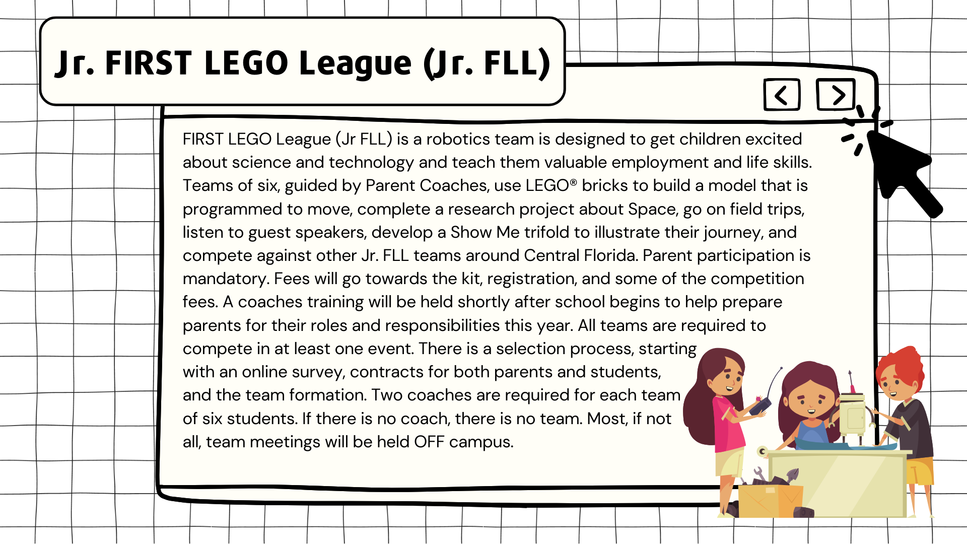 Orlando Science Charter School East Campus - Programs Offered